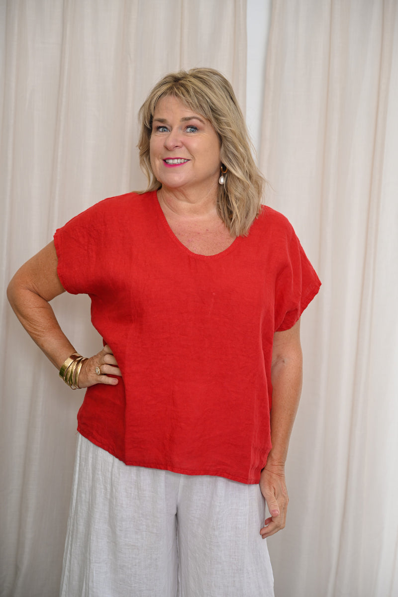 Best Tee | Red – DonnaDonna.com.au