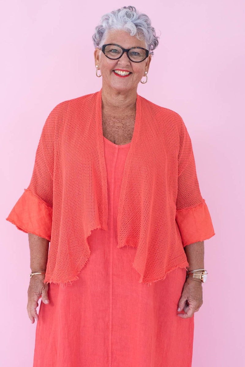 Fisherman Jacket | Coral – DonnaDonna.com.au
